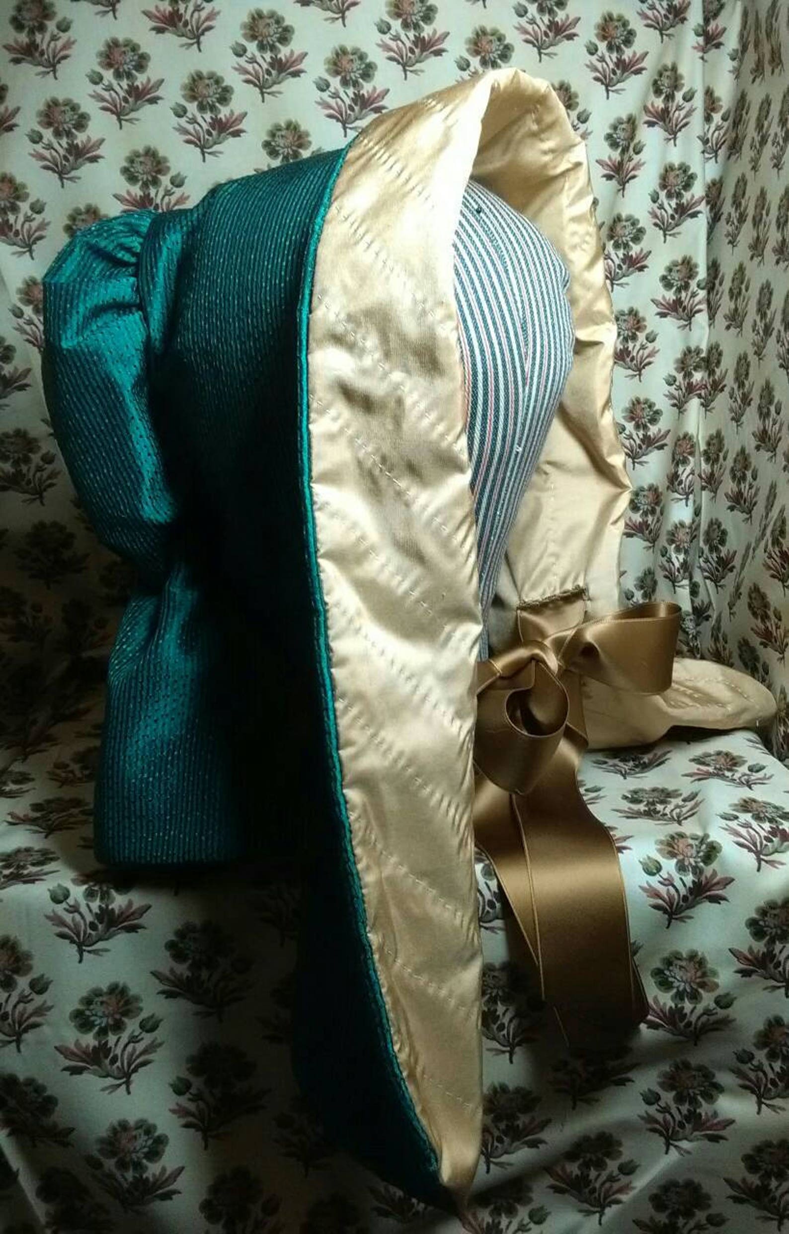 Lappet Style Quilted Winter Hood Pattern - Ca 1840-1860s - Electronic ...