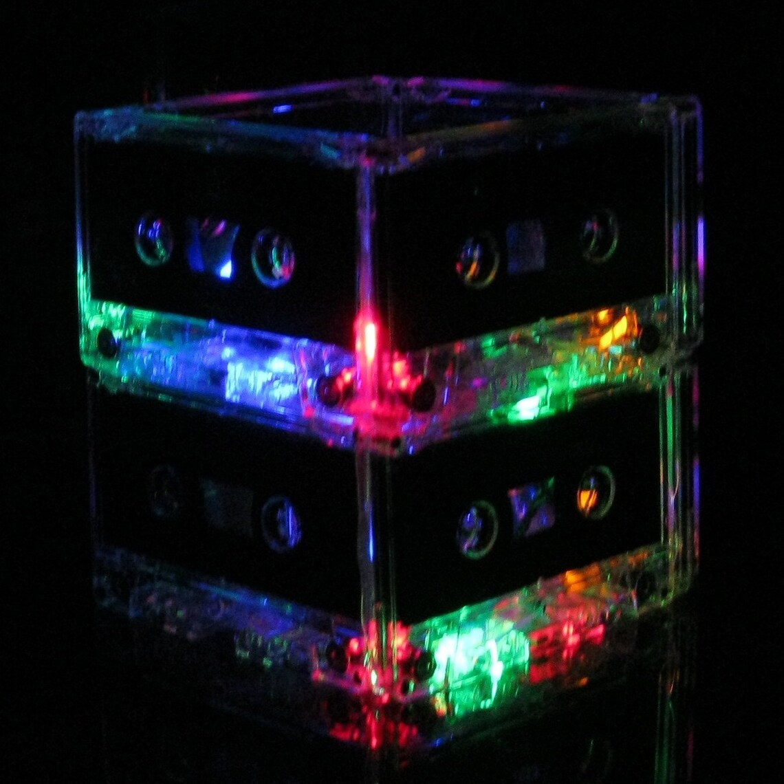 Cassette Mixtape Night Light Lamp Centerpiece Rainbow Color | Etsy