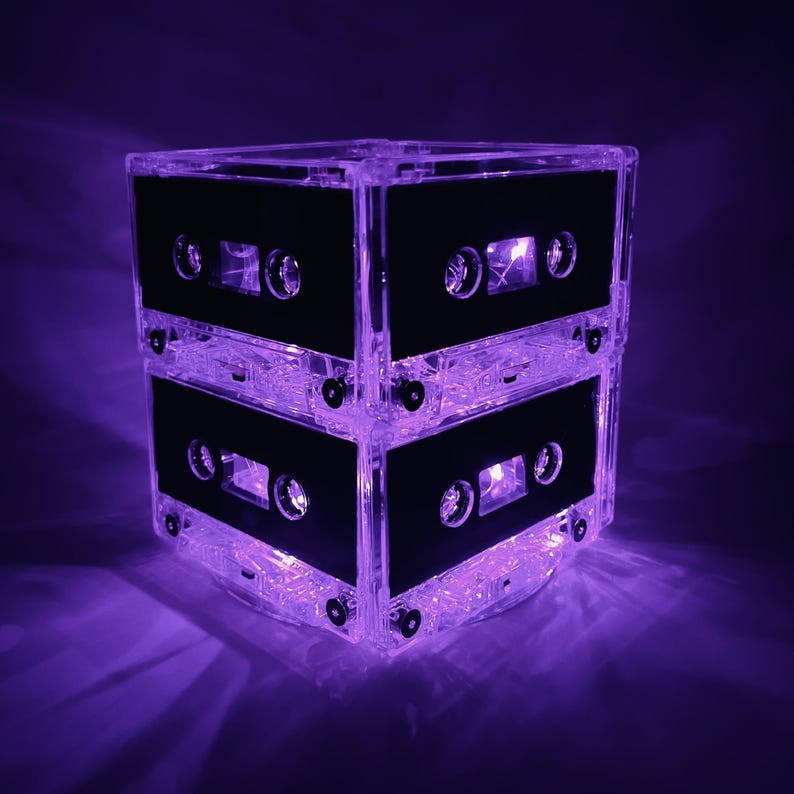 Lighted Cassette Tape Centerpieces: 80s 90s Party Decor, Set of 10 - Etsy