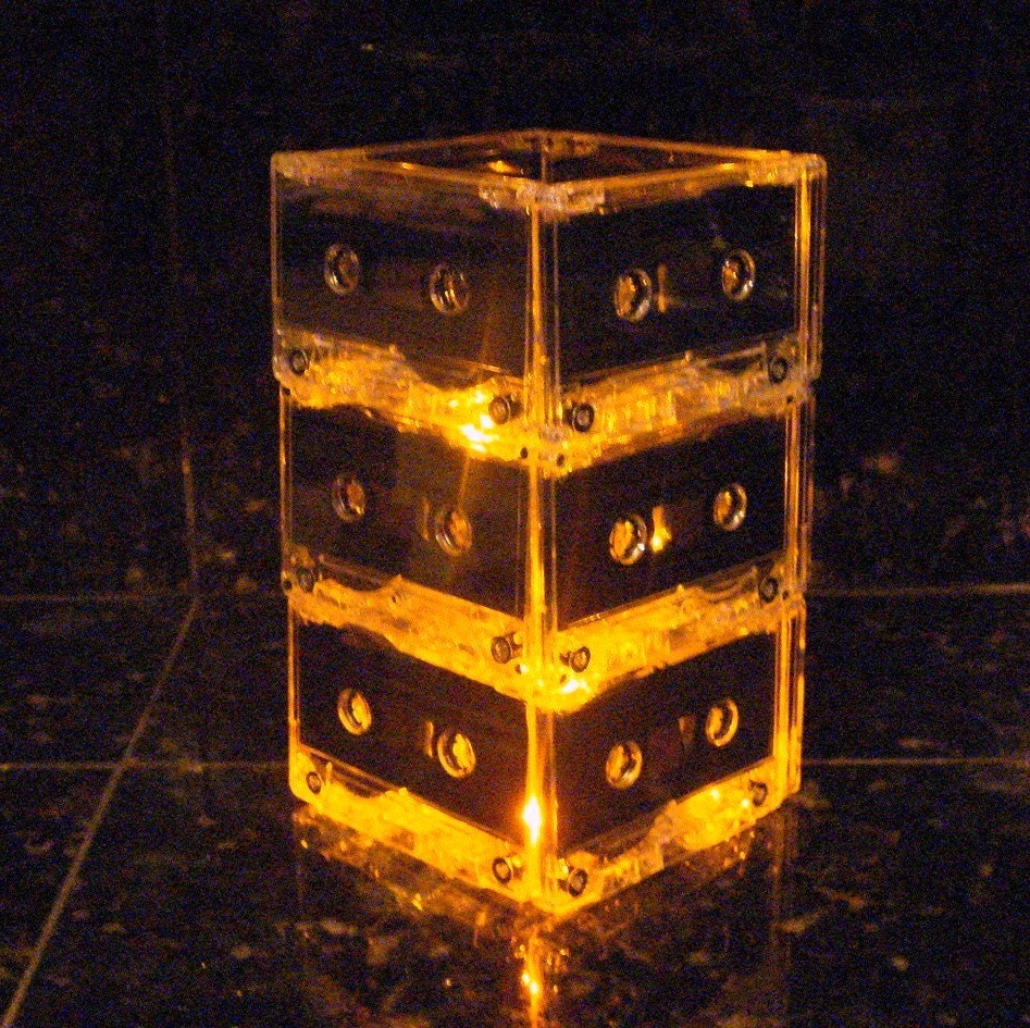 Retro Lighting Golden Yellow Mixtape Light Cassette Tape Lamp - Etsy