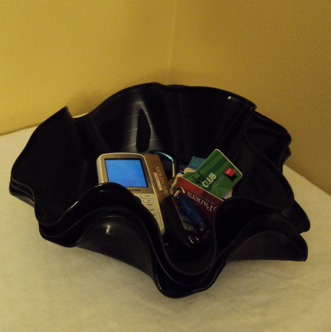 Upcycled Repurposed Vinyl Record Bowls Stackable Set of 3 - Etsy