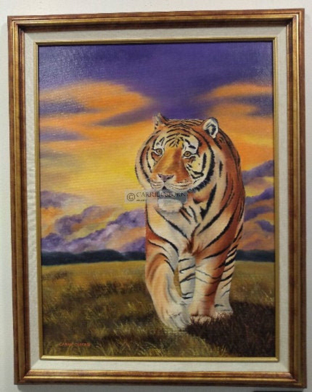 Bengal Tiger Oil Painting - Etsy