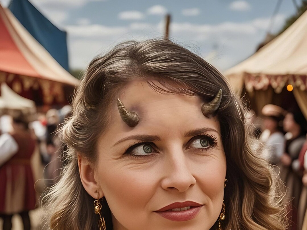 Realistic Adhesive Small Horns: Professional FX Makeup for Dragon ...