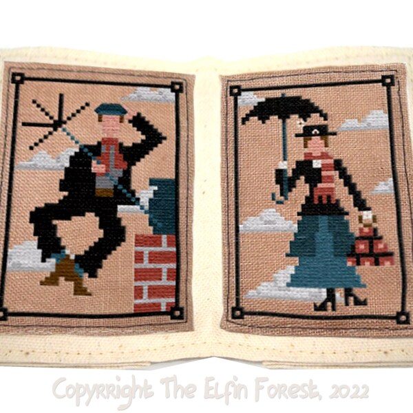 Mary Poppins Cross Stitch Pattern - Etsy