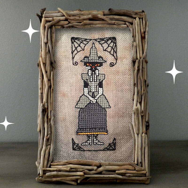 Witch Cross Stitch - Etsy