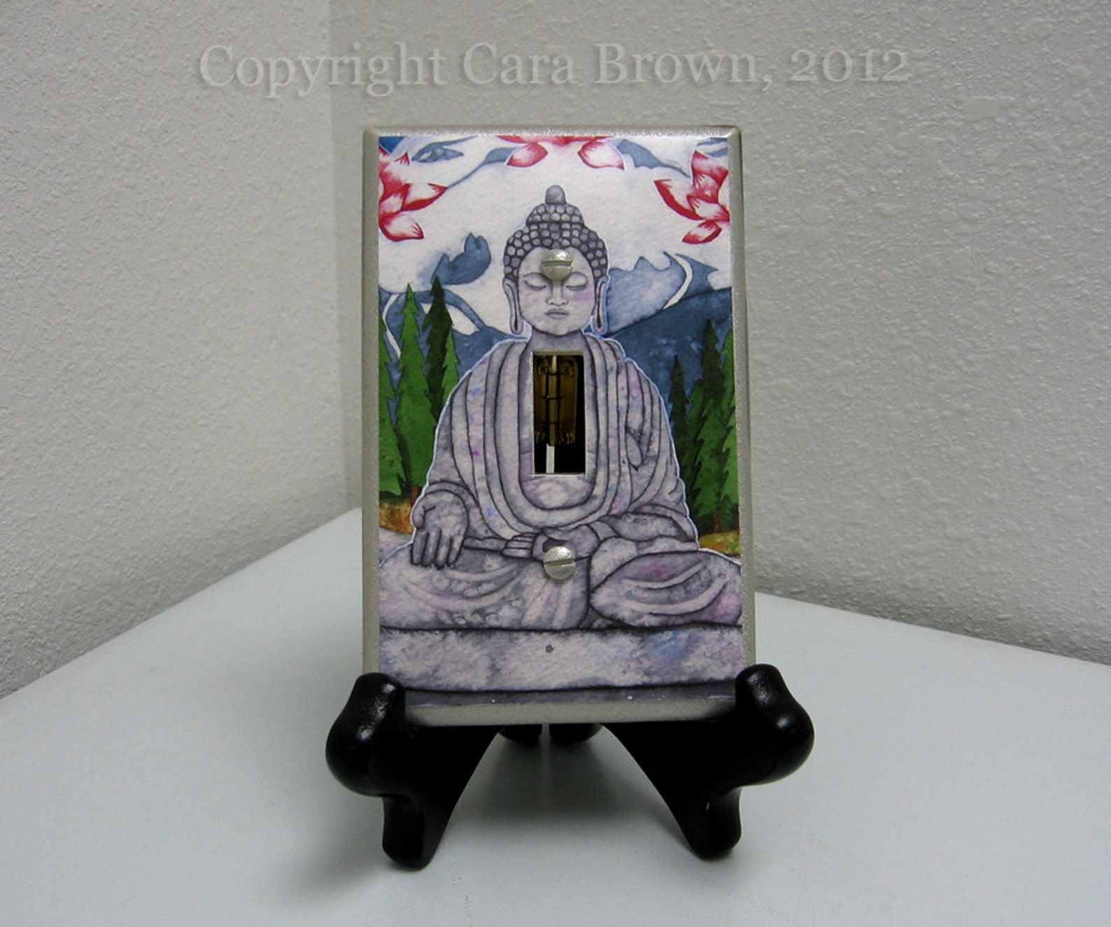 Buddha Light Switch Plate Cover | Meditation & Yoga Room Decor ...