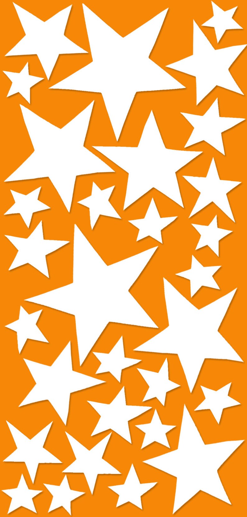 White Star Car Decals Body or Window Sticker Set of 30 Vinyl | Etsy