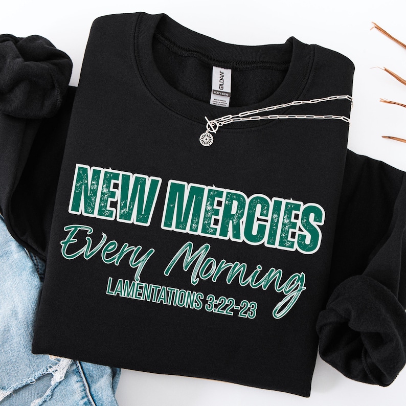 New Mercies Every Morning Christian PNG | Gift for Her | Digital ...
