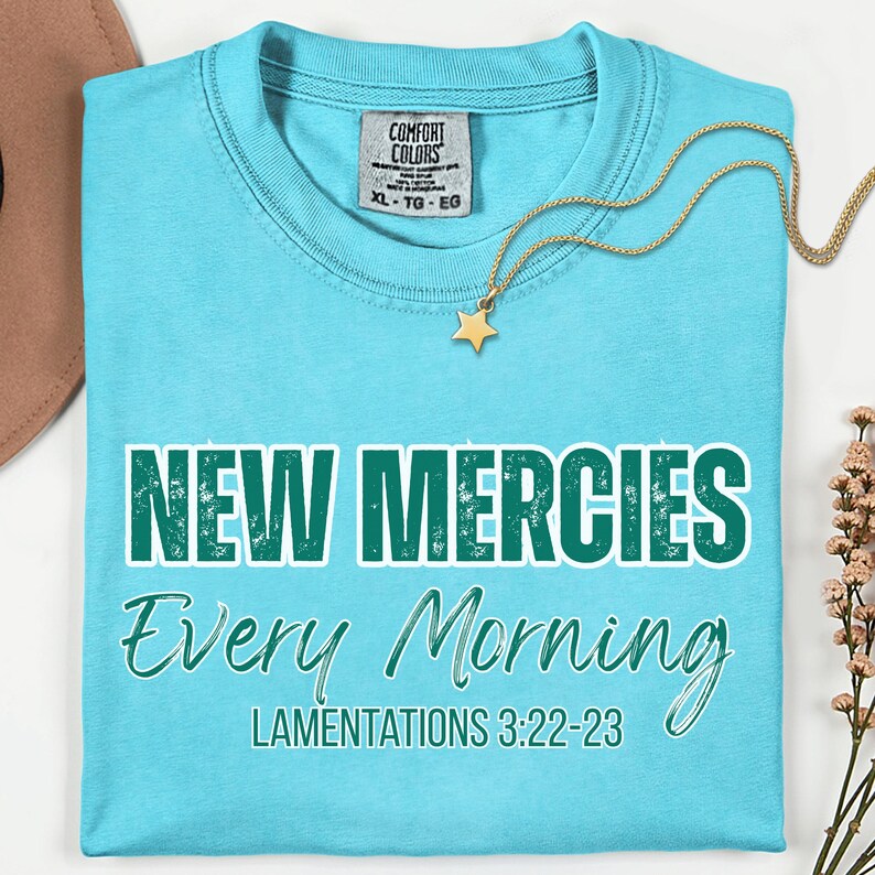 New Mercies Every Morning Christian PNG | Gift for Her | Digital ...