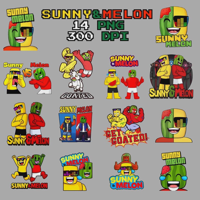 Sunny and Melon Merch - Etsy