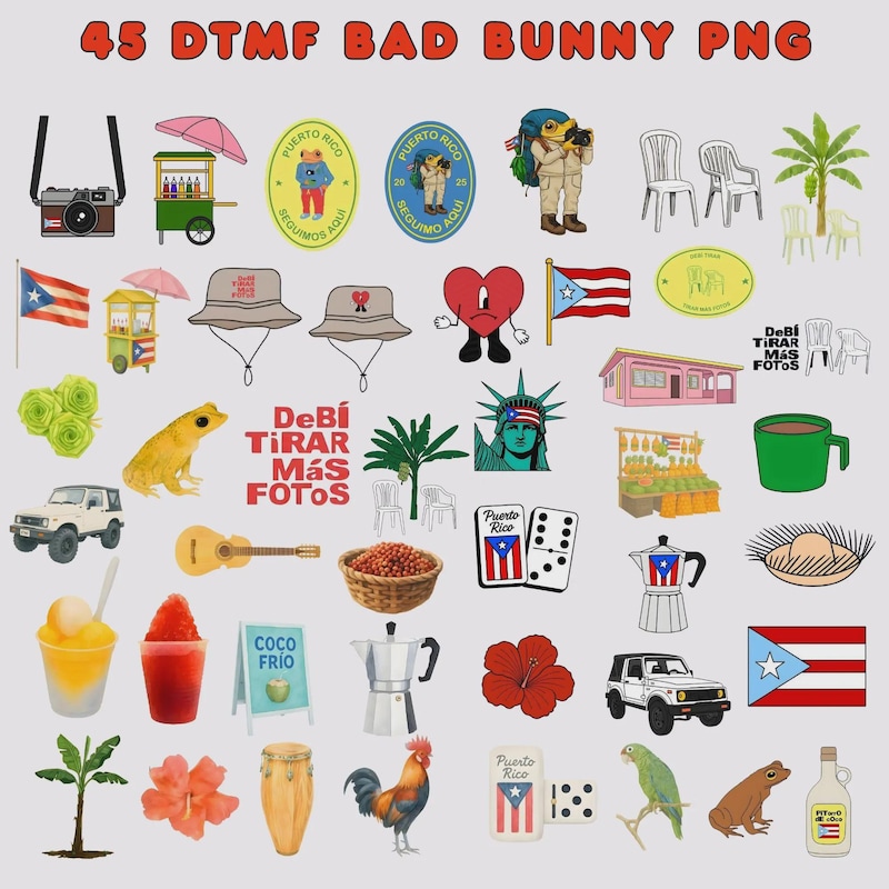 Bad Bunny Stickers - Etsy