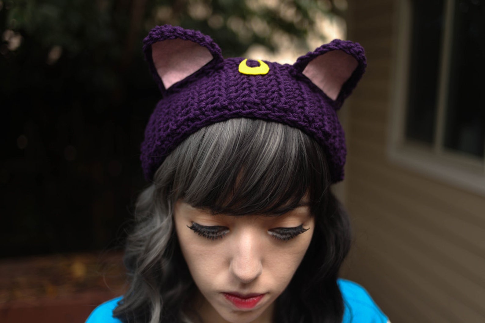 Luna Handmade Sailor Moon Kitty Ears Crochet Ear Warmer - Etsy