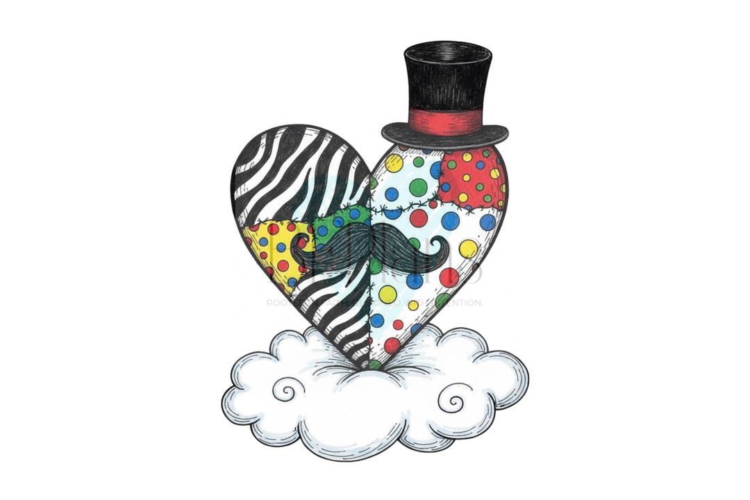Whimsical Heart Clip Art Bundle - Cute Valentine’s Day Pngs - Etsy