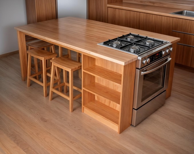 Expandable Kitchen Island Digital Woodworking Plans - Etsy Canada