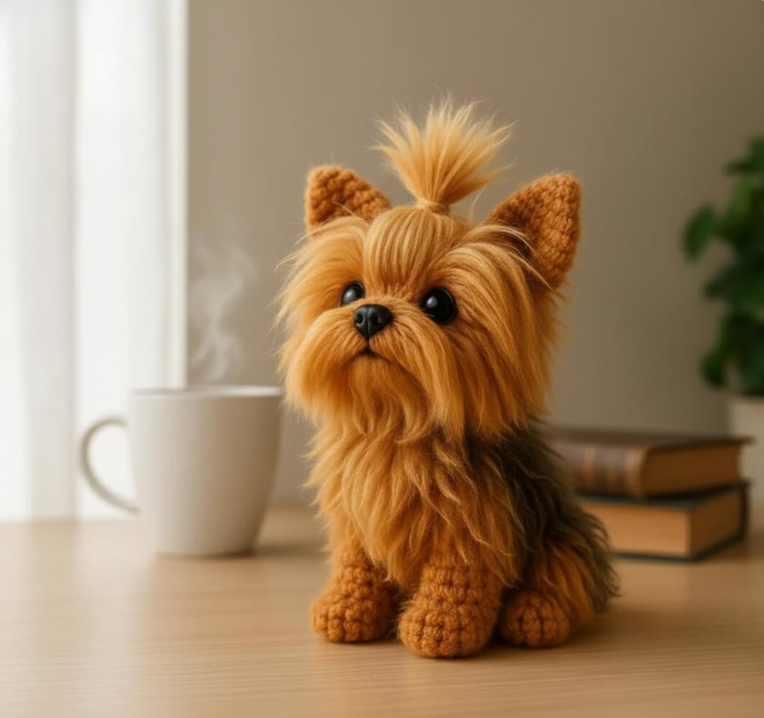 Yorkie Crochet Pattern | Barkie Amigurumi Dog (PDF) Instant Download - Etsy