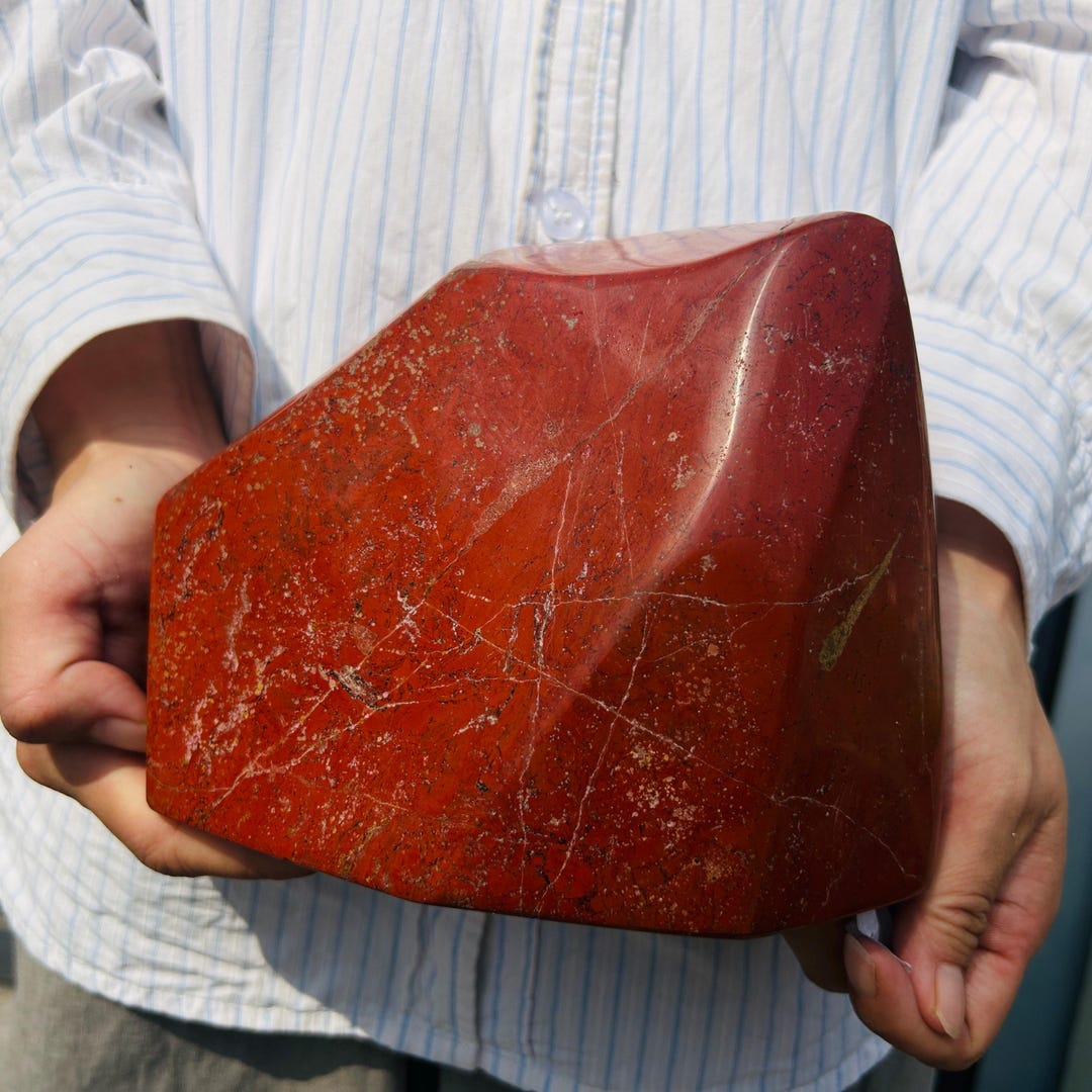 Red Jasper Stone, Large Red Jasper Stones, Tumbled Stones, Healing ...