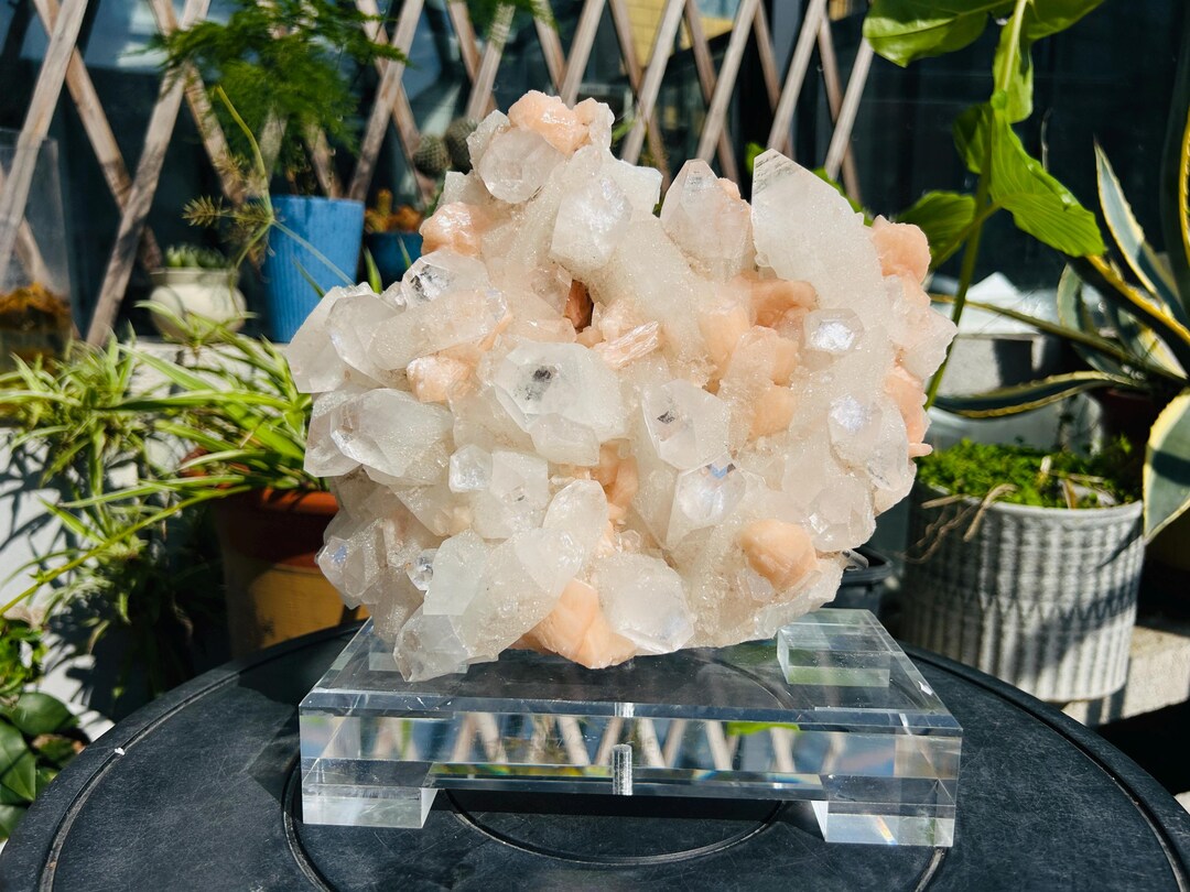 8.93LB Natural Indian Apophyllite Crystal Quartz Mineral Specimens ...