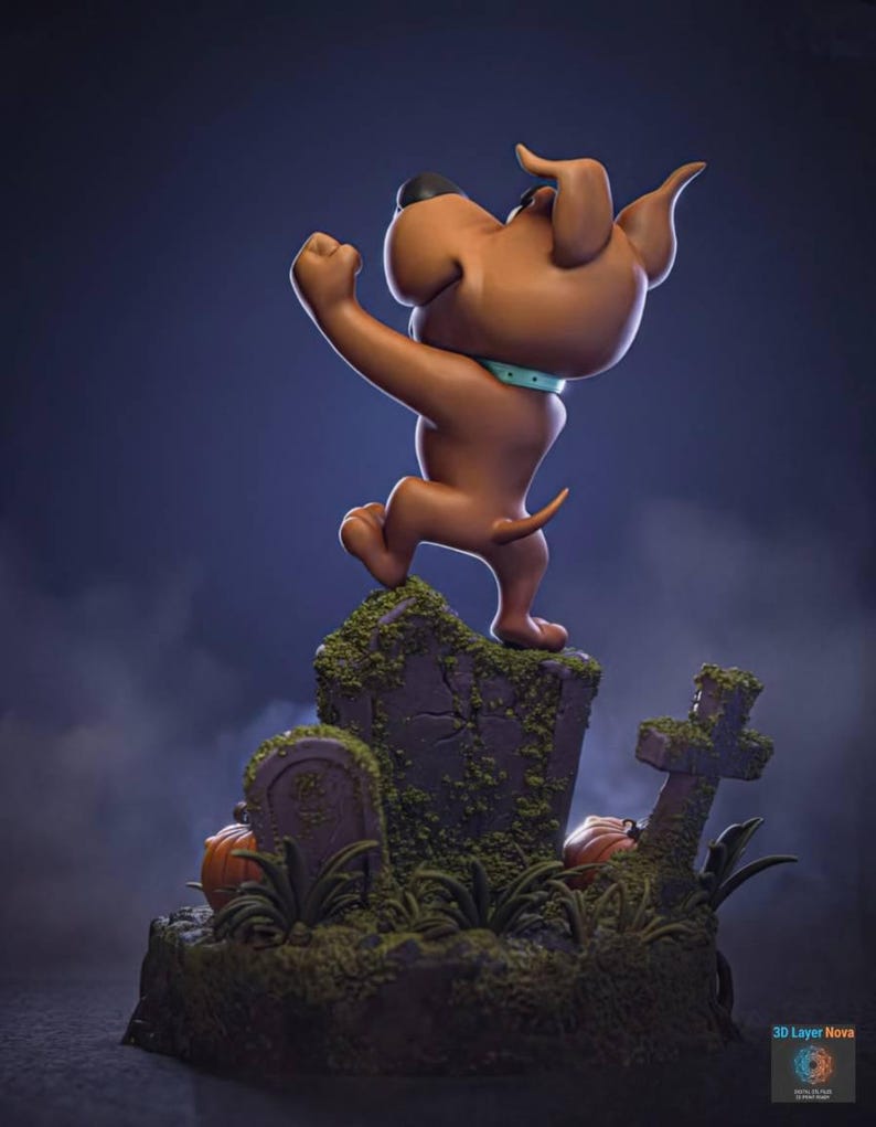 DOG Doo 3D Print STL | Cartoon Character Statue | Digital File - Etsy