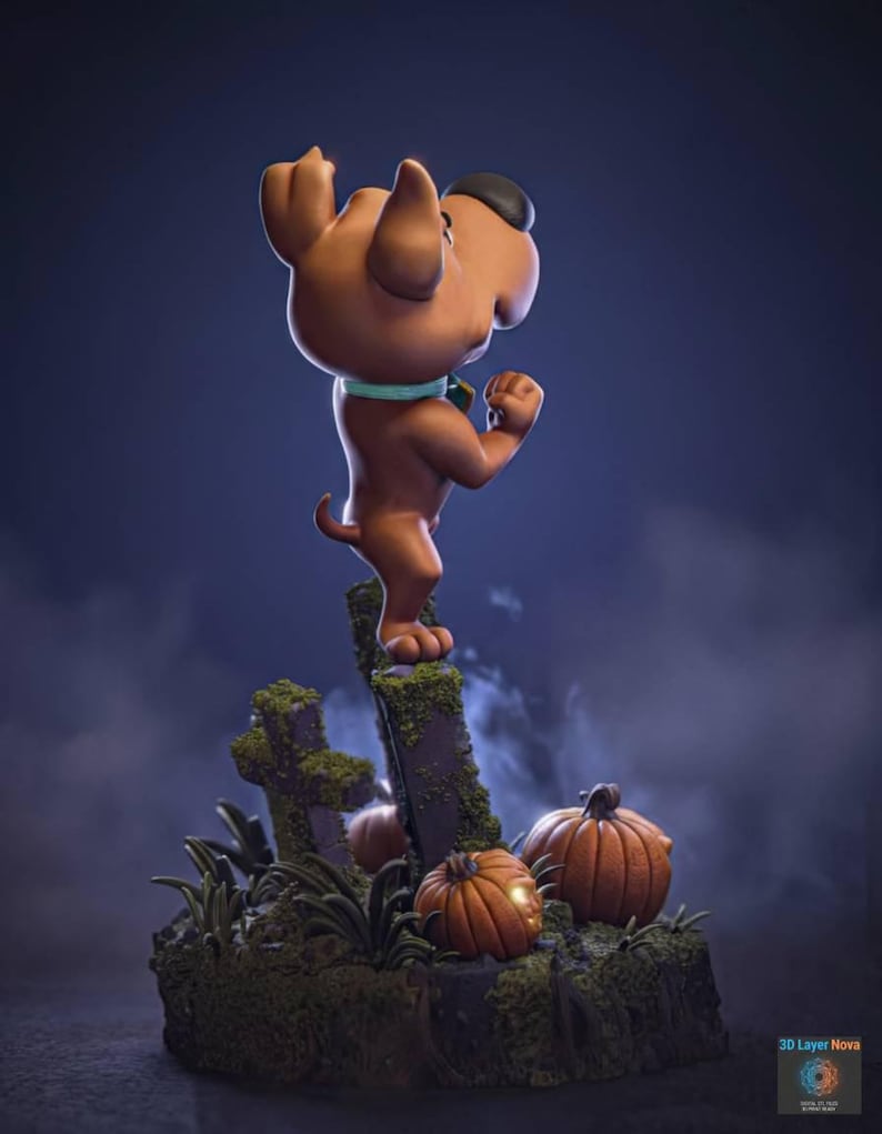 DOG Doo 3D Print STL | Cartoon Character Statue | Digital File - Etsy