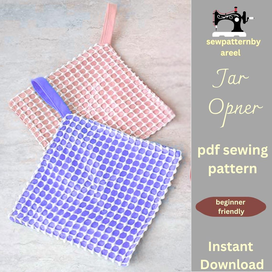 Jar Opener Sewing Pattern PDF | Easy Non Slip Jar Gripper (digital ...