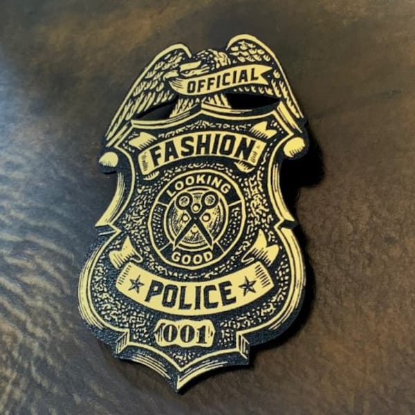 Donut Police Badge - Etsy