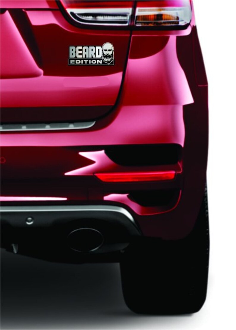 Custom BEARD EDITION Automobile Emblem (SHAVED Head) - Etsy