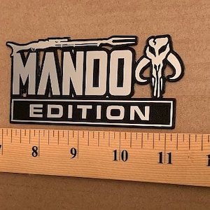 Custom MANDO EDITION Automobile Car Emblem TYPE 2 - Etsy