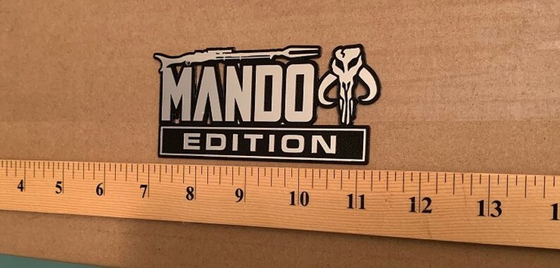 Custom MANDO EDITION Automobile Car Emblem TYPE 2 | Etsy