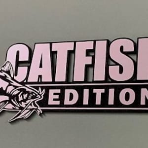 Custom CATFISH EDITION Automobile or Boat Emblem - Etsy
