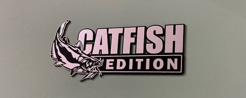 Custom CATFISH EDITION Automobile or Boat Emblem - Etsy
