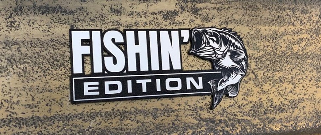 Custom FISHIN' EDITION Automobile Car Emblem BASS - Etsy