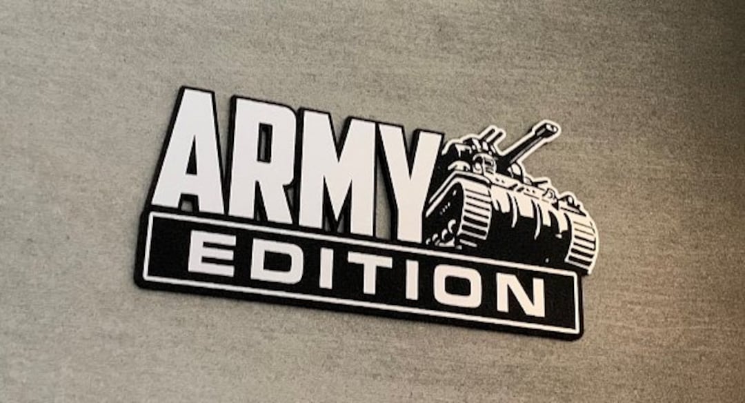 Custom ARMY EDITION Automobile Car Emblem - Etsy