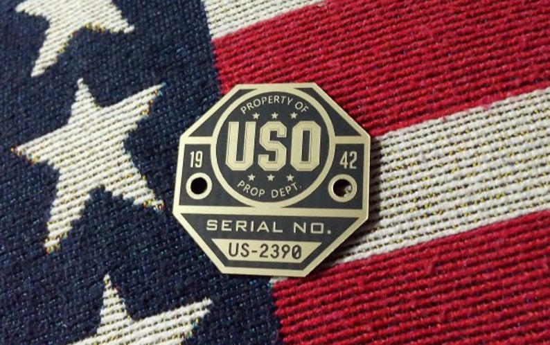 CAPTAIN AMERICA Bucky Rescue USO Helmet or Shield Property Tag Prop - Etsy