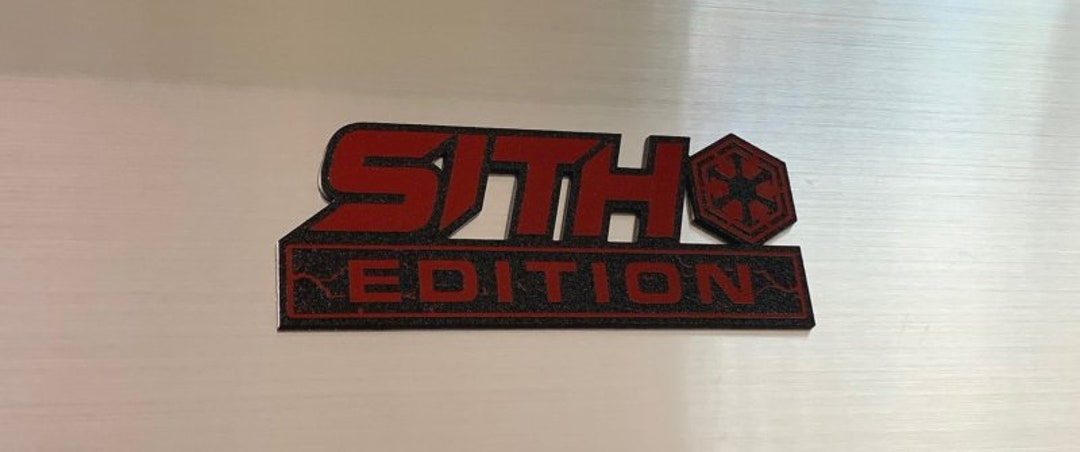 Custom RED SITH EDITION Automobile Car Emblem - Etsy