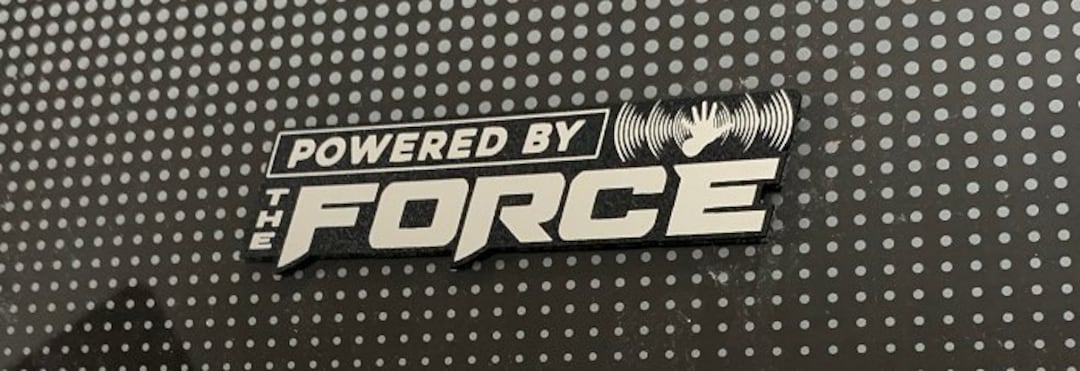 Custom POWERED by THE FORCE Automobile Car Emblem - Etsy
