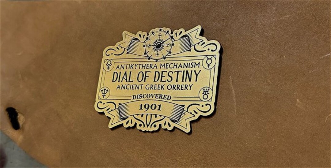 CUSTOM DIAL of DESTINY Display Placard Prop Indiana Jones Raiders Ark ...