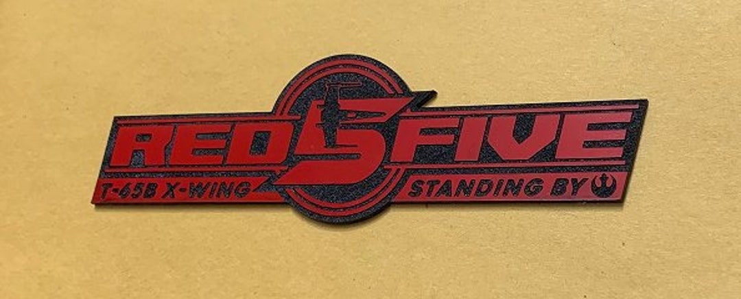 Custom RED FIVE EDITION Automobile Car Emblem - Etsy