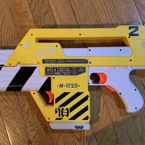 Set of 2 ALIENS Pulse Rifle Specifications ID Plates Props for NERF - Etsy
