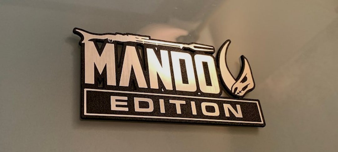 Custom MANDO EDITION Automobile Car Emblem - Etsy