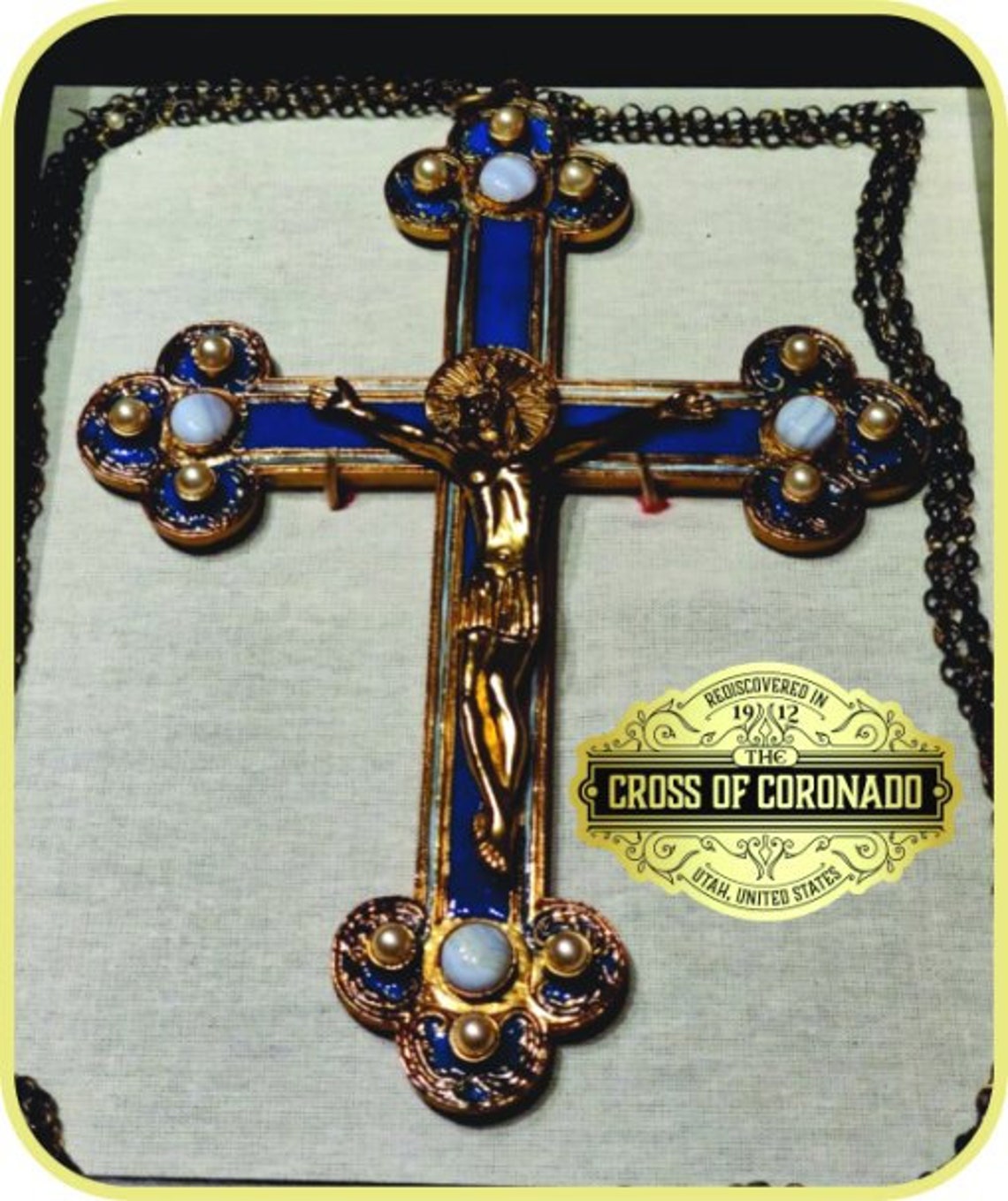 CUSTOM CROSS of CORONADO Display Placard Prop Indiana Jones | Etsy