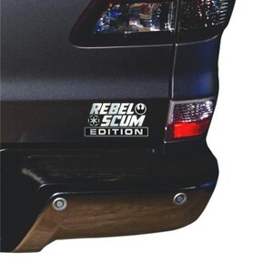 Custom REBEL SCUM EDITION Automobile Car Emblem - Etsy