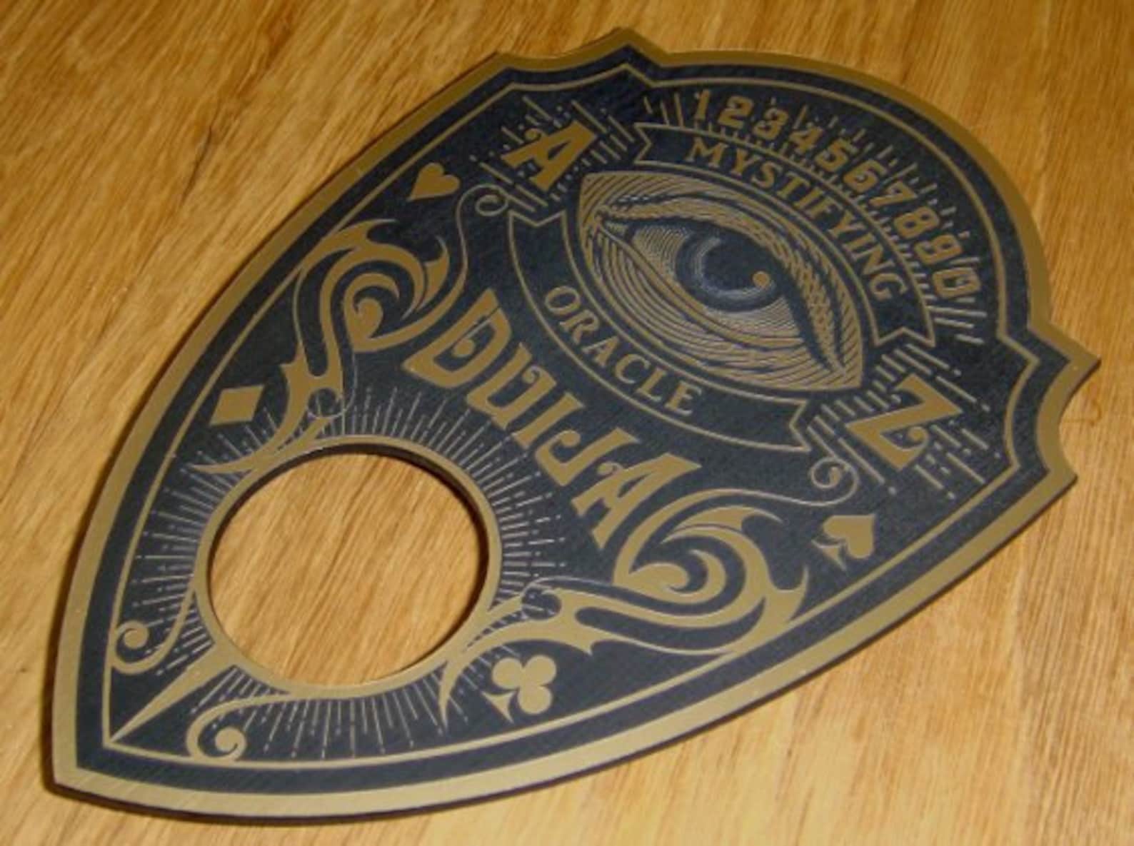 Custom Designed OUIJA BOARD PLANCHETTE Magic Spook Show | Etsy