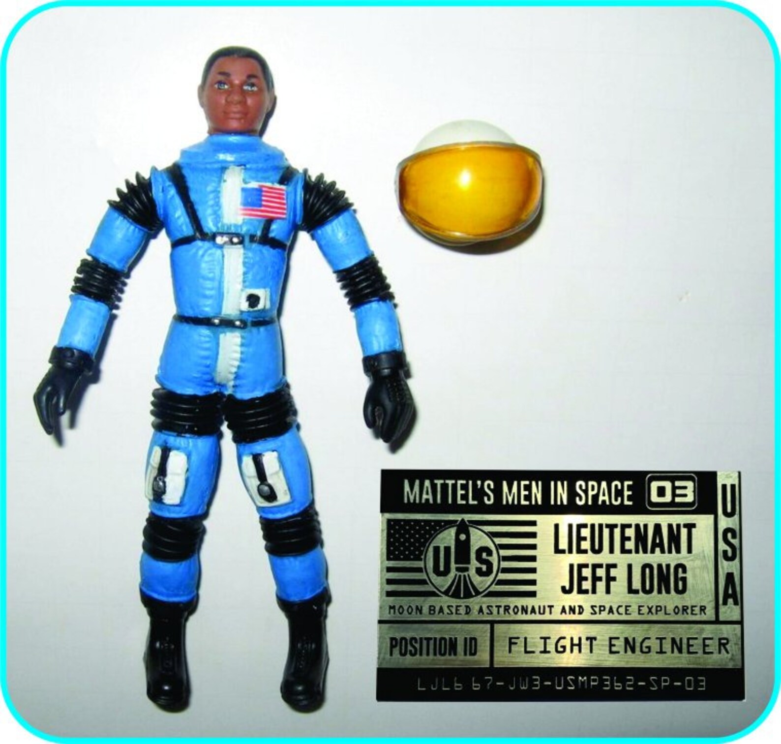 Custom Major Matt Mason Specifications Placard: JEFF LONG | Etsy