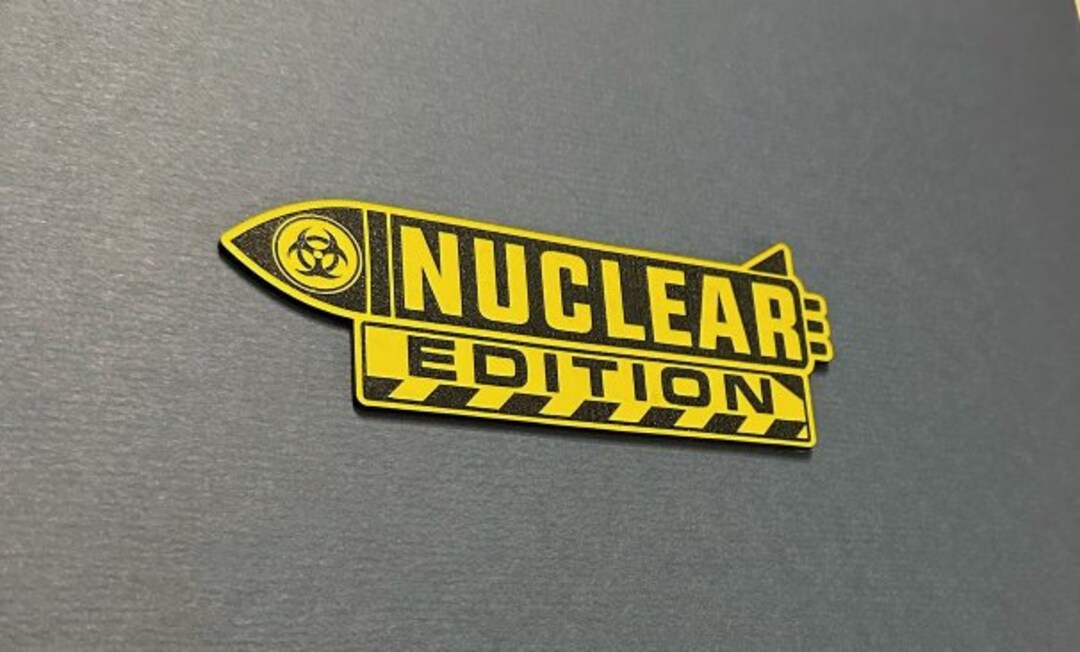 Custom NUCLEAR EDITION Automobile CAR Emblem - Etsy