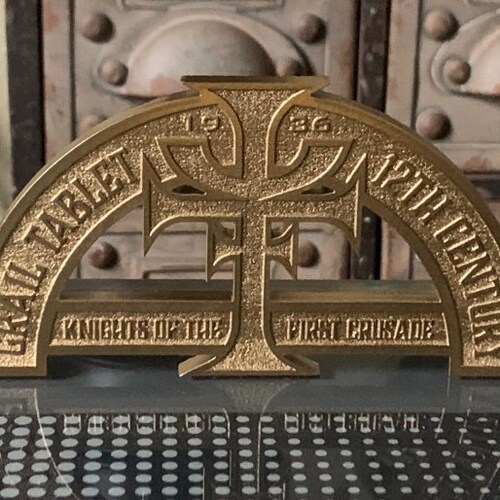 Custom HOLY GRAIL Display PLACARD Prop Indiana Jones Last - Etsy