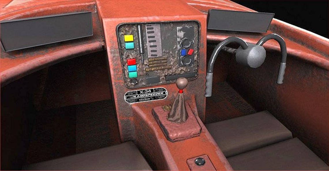 Custom X-34 LANDSPEEDER Specifications Data Plate Prop Star - Etsy