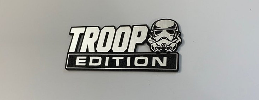 Custom TROOP EDITION Automobile Car Emblem - Etsy
