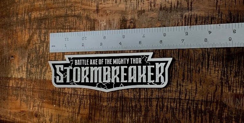 Custom STORMBREAKER Display PLACARD Prop SILVER - Etsy