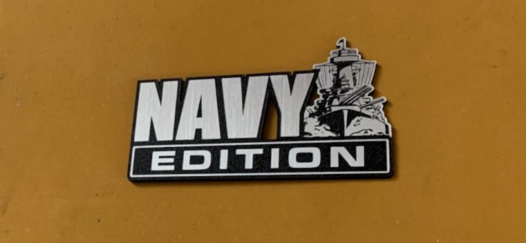 Custom NAVY EDITION Automobile Car Emblem - Etsy