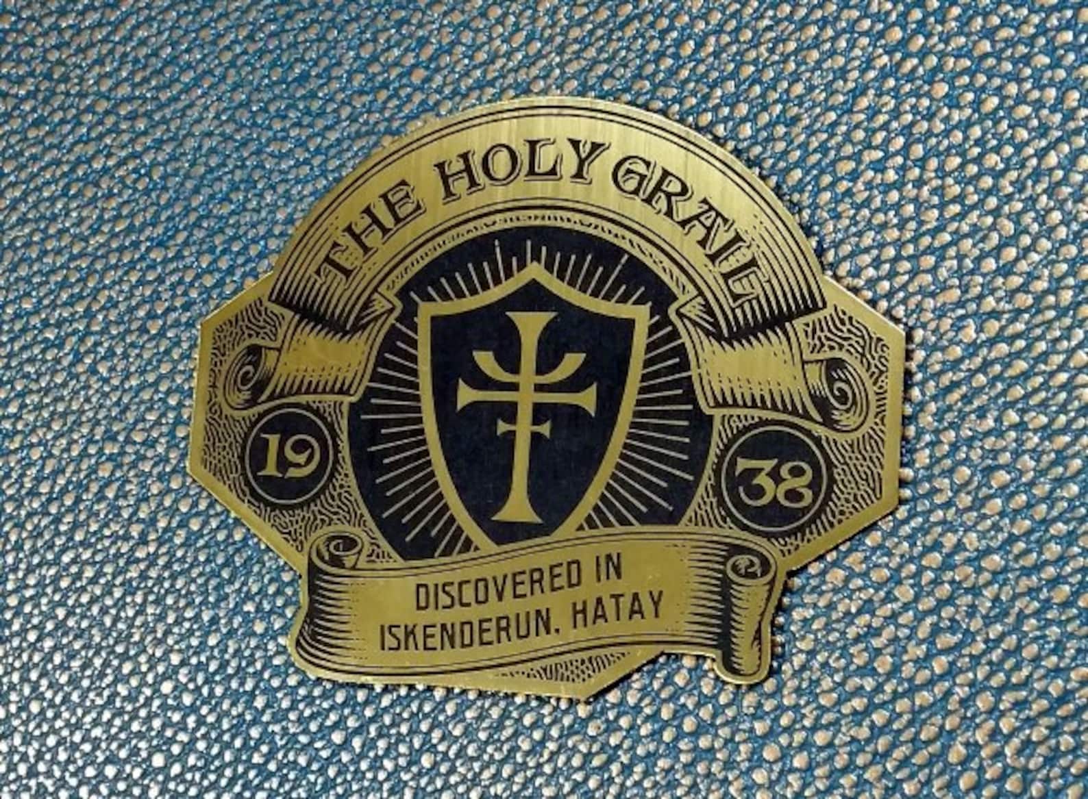 Custom HOLY GRAIL Display PLACARD Prop Indiana Jones Last - Etsy